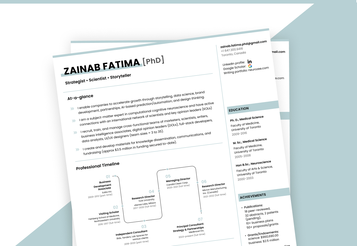 Medical Writer / Storyteller / Instructor – Personal Page of Dr. Zainab ...